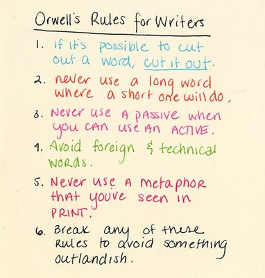 The Guardian’s Ten Rules for Writing Fiction (Part Two) – 20 Minutes a Day